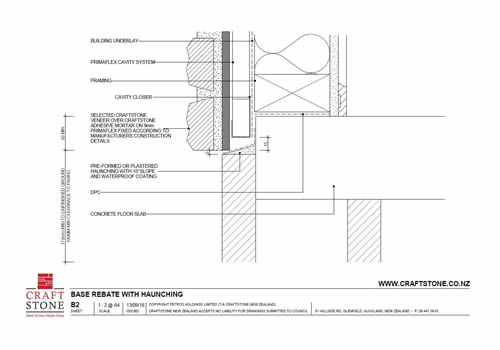 Craftstone | Download Technical Drawings